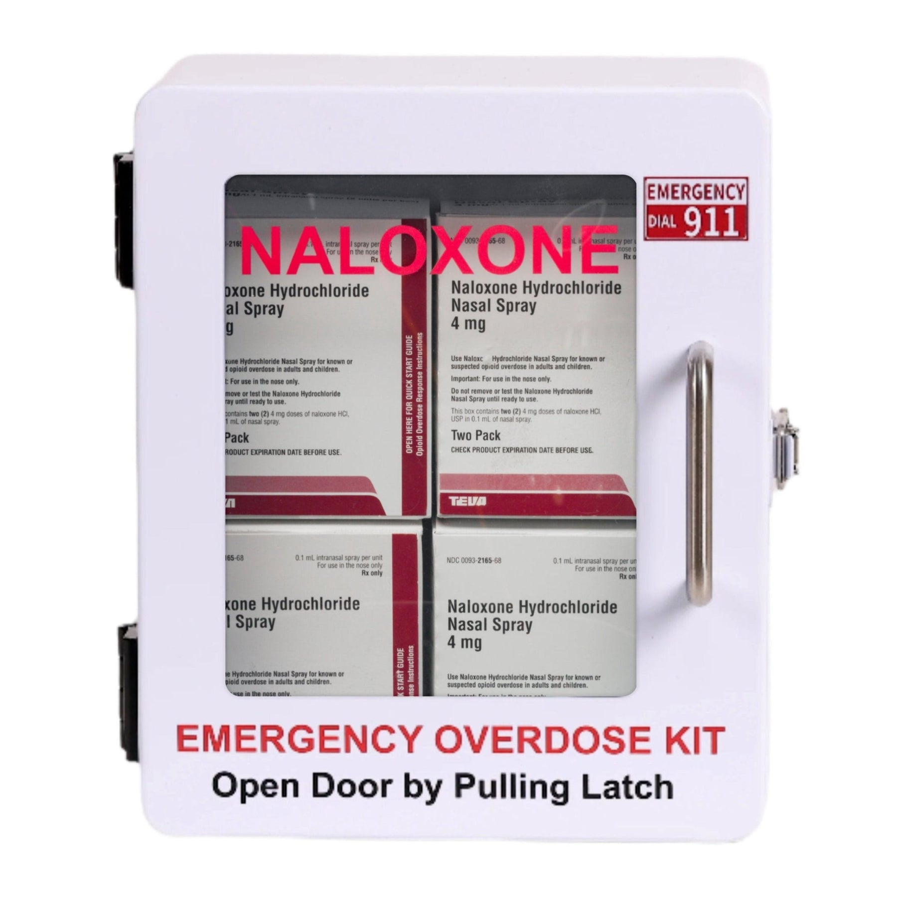 Naloxone Wall Mount Medical Cabinet | Overdose Kits