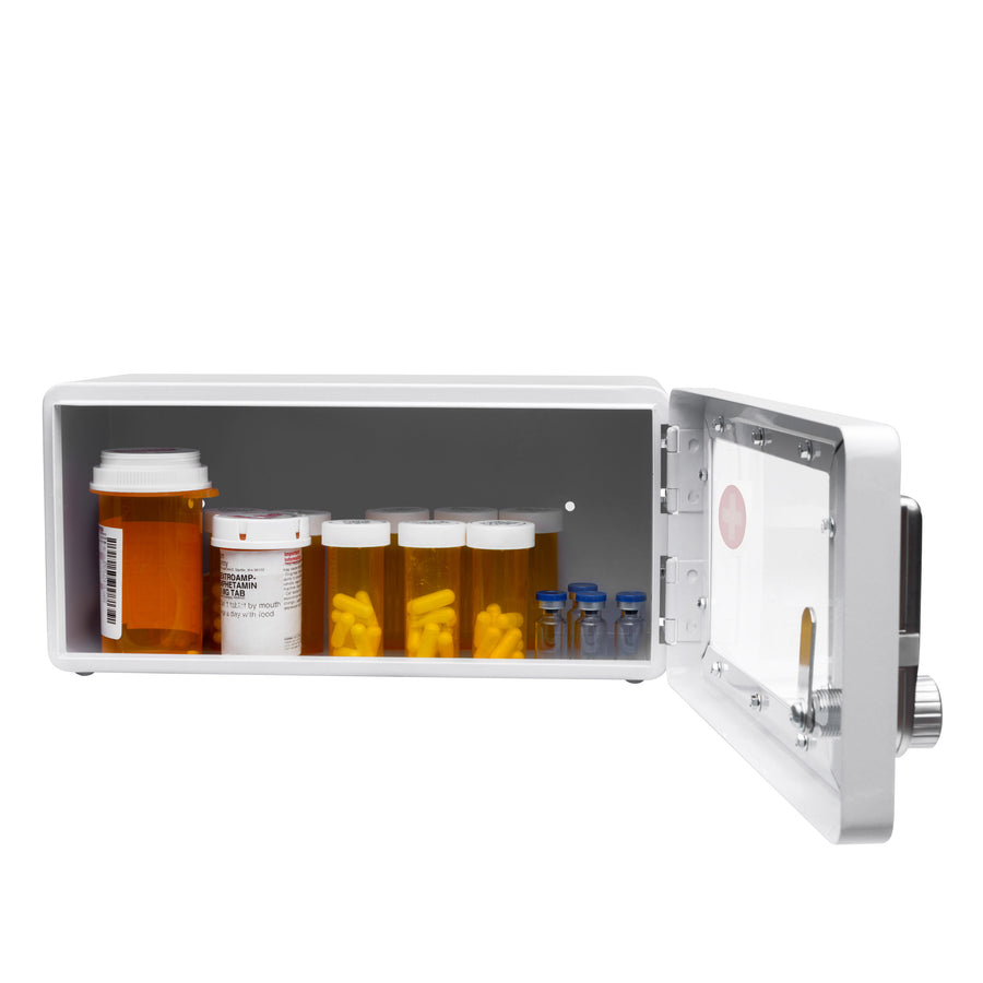 Electronic Lock Medicine Cabinet – Wall Mount Box for Insulin & Meds ...