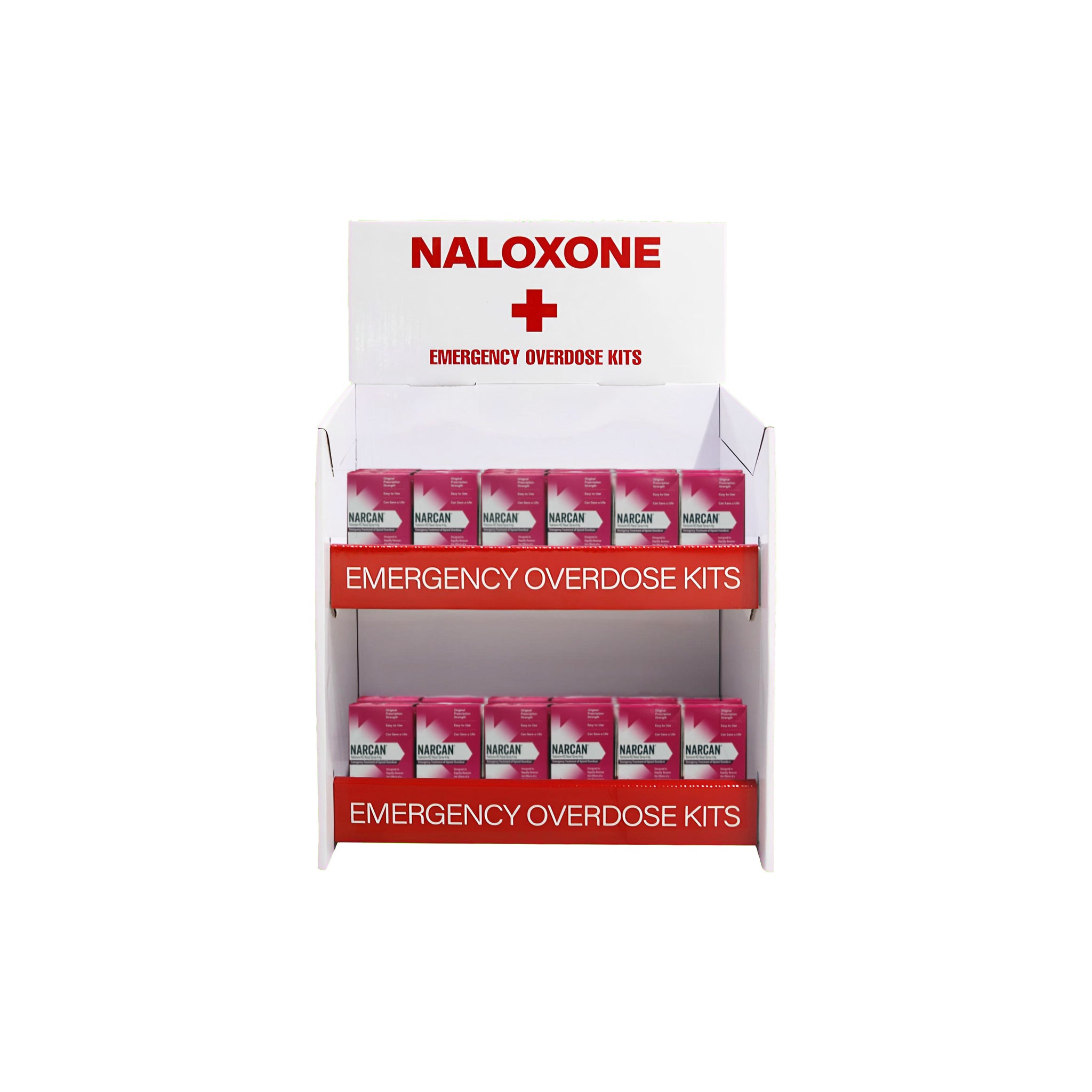 Naloxone Distribution Tabletop Stand ( Holds 24 Naloxone Boxes ...