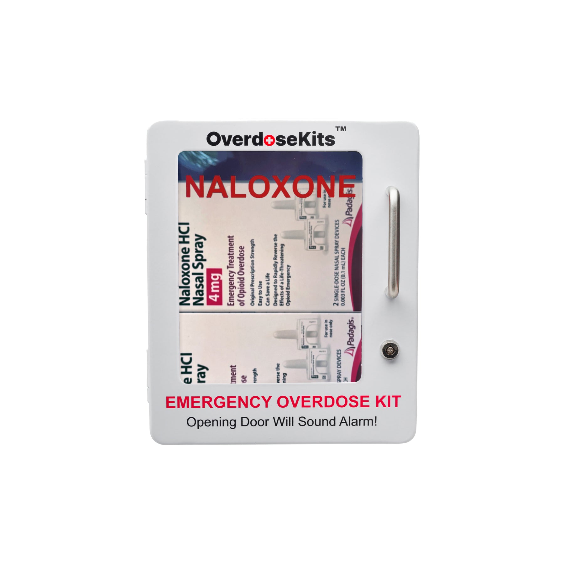 Naloxone Wall Cabinet – Emergency Access | Overdose Kits